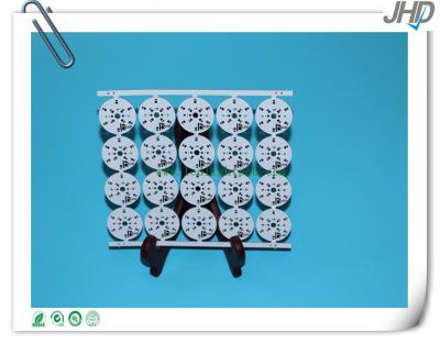 China Round Metal Single Layer Custom Printed Led Circuit Board 1.0mm / 1.2mm / 1.5mm for sale