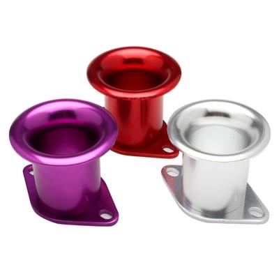 China 4 5 Axis Precision Cnc Turning Parts Air Intake Billet Ram Tube Velocity Stack For Racing Car 65x70mm for sale