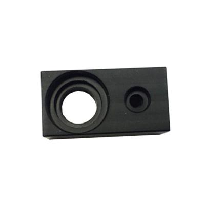 China 0,002 mm tolerantie zwarte kunststof onderdelen met parelmoer kleur oppervlaktebehandeling Te koop