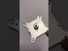 チタニウム アルミニウム ステンレス製の合金鋼の航空を機械で造るハードウェアCNCの部品にブレーキをかけなさい