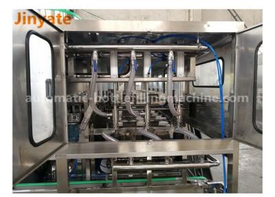 China poder 3.8KW garrafa de água de 20 litros que faz a máquina, máquina do galão da água 3 cabeças de enchimento à venda