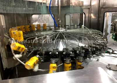 中国 満ちるおおうおよびパッキング機械9.18kwを洗う高性能ジュースのびんの充填機 販売のため