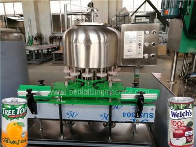 Cina Macchina di rifornimento della latta di bevanda SUS304/macchina di sigillamento barattolo di latta per succo, bevanda del tè in vendita