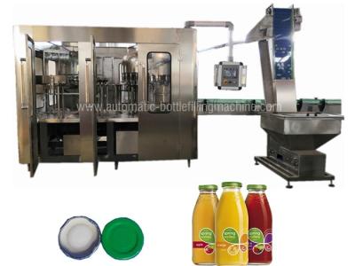 Cina Succo industriale automatico di vetro dell'imbottigliatrice degli ss che fa a basso rumore a macchina in vendita