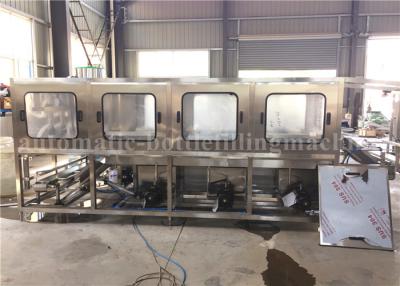 China lavaggio delle bottiglie 3.8KW pianta di acqua minerale di riempimento del barattolo della tappatrice/20 litri for sale