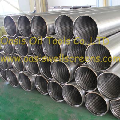 China 316L stainless steel water well screen, wire wrapped well screen for sale