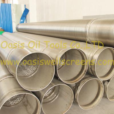 China Stainless steel 316L pipe base screen pipe/johnson screens/water well screens for sale