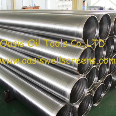 China Oasis factory supplies stainless steel wire wrapped johnson screens pipe for sale
