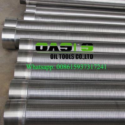 China stainless steel johnson v wire water well screens  for water well drilling for sale