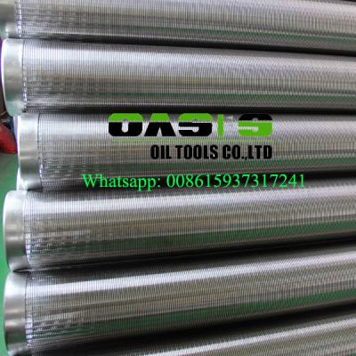 China Oasis Factory Supplies Johnson wedge wire screens/water well casing pipe for sale