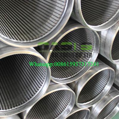 China All-welded stainless steel continuous slot water well screens for sale