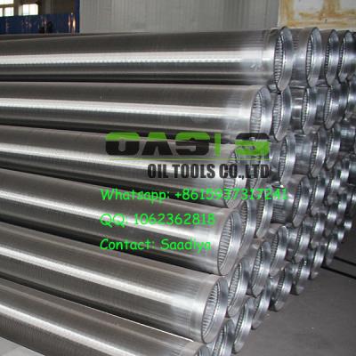 China Thread end continuous slot water well screens China manfucturer for sale