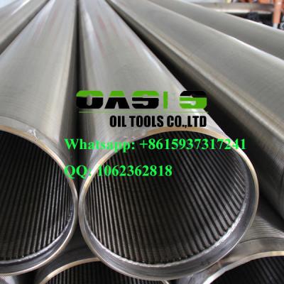 China Continuous slot wire wrapped johnson type water well screens China supplier for sale