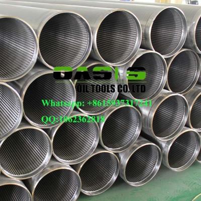 China APT STC thread end wire wrapped continuous slot Johnson water well screens pipe for sale