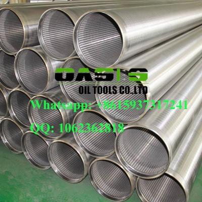China Galvanized  welding ring  V-shape Slot Johnson Water Well Screens China Manufacturer for sale