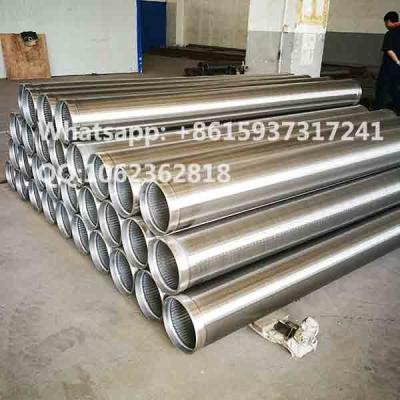 China APT STC thread end wire wrapped continuous slot Johnson water well screens pipe for sale