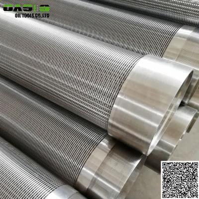 China Continuous slot johnson wire well screens pipe for water well and oil well drilling for sale