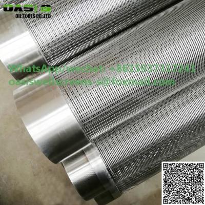 China Stainless Steel Wire Wrapped Slip on Johnson well screens for deep water well for sale