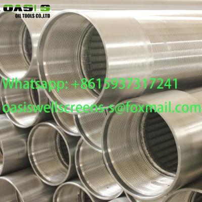 China Continuous Slot Rod Base Wire Wrapped Screens/Johnson Type Wedge Wire Screens for sale