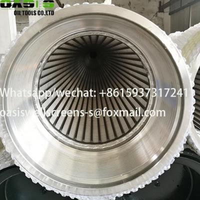 China China factory of Stainless Steel Continuous Slot Water Well Screens for  Water Well Drilling for sale