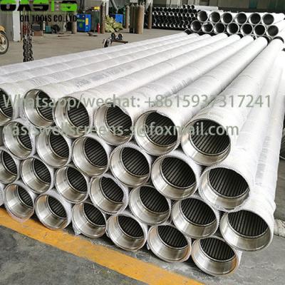 China China factory of Wire Wrapped Continuous Slot Johnson Strainer Pipe  for  Water Well Drilling for sale