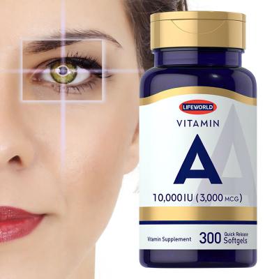 China OEM Organic 10000IU Vitamin A Eye Capsules Supplement Multivitamin factory