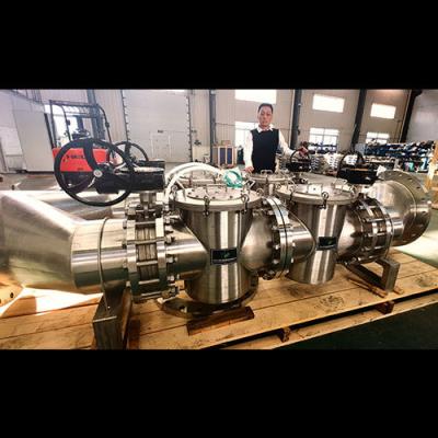 China High-Efficiency Pipeline Magnetic Separator with Stainless Steel Construction and Quick-Opening Design for Industrial Slurry Iron Removal for sale