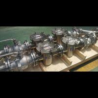 China Continuous Operation Rotary Magnetic Separator 6000GS-10000GS for Liquid Pipeline Iron Removal for sale
