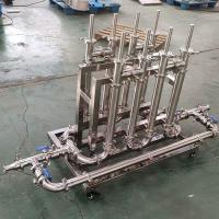 China Continuous Operation Rotary Magnetic Separator 6000GS-10000GS for Liquid Pipeline Iron Removal for sale