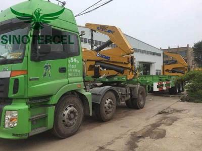 Cina 3 assi semilifter laterale rimorchio 40 piedi contenitore laterale lifter in vendita