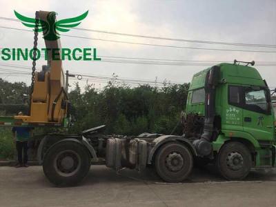 Cina 3 assi semilifter laterale rimorchio 40 piedi contenitore laterale lifter in vendita