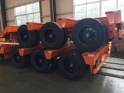 Cina 3 assi Semi-rilegato 60000kg Semi-camione Rilassato a piatta in vendita