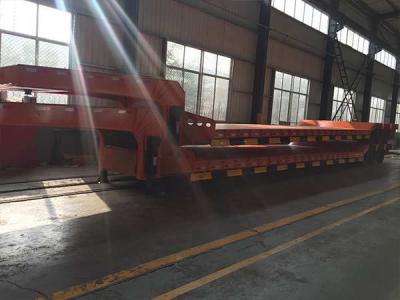 Cina 3 assi Semi-rilegato 60000kg Semi-camione Rilassato a piatta in vendita