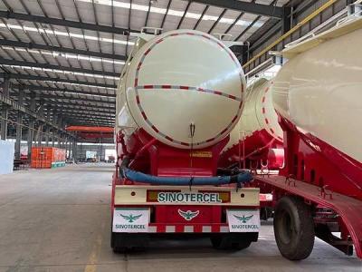 Cina 55000L semirimorchio di cemento sfuso Motore Weichai Cement Tanker trailer in vendita