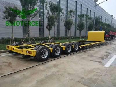 China 60Tons Modular Semi Trailer Hydraulic Semi Transport Trailer for sale
