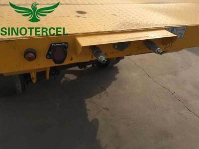 Cina 315 80R22.5 Full Trailer 13T/16T Assi Flatbed Equipment Trailer in vendita