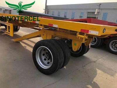 Cina Camionetto a pianta piatta da 53 piedi giallo Q345B in vendita