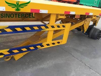 Cina SINOTERCEL 40 Ft Flatbed Trailer 40 Feet Aluminium Flatbed Trailer in vendita