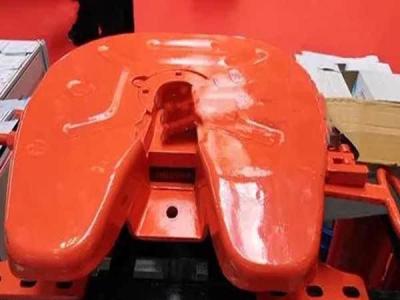Cina OEM 3,5 pollici rimorchio a quinta ruota ricambi 6T 8T carico utile in vendita
