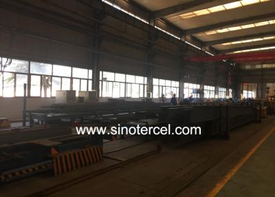 Cina 1310mm Semi-remorco a ruote scheletriche 40ft 4 asse Semi-remorco in vendita