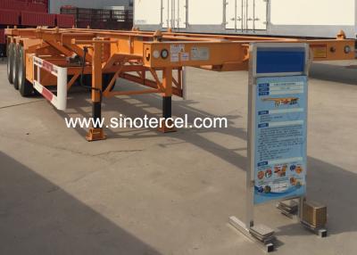 Cina 1310mm Semi-remorco a ruote scheletriche 40ft 4 asse Semi-remorco in vendita