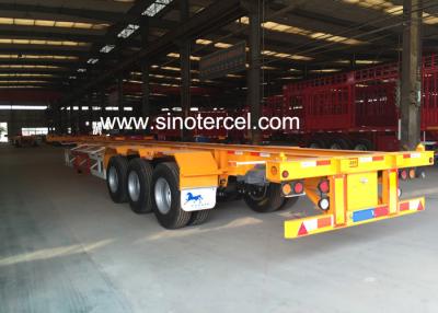Cina 1310mm Semi-remorco a ruote scheletriche 40ft 4 asse Semi-remorco in vendita