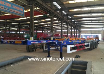 Cina JOST Container da 28 tonnellate semirimorchiato 40 piedi semirimorchiato a letto piatto con freno ABS in vendita