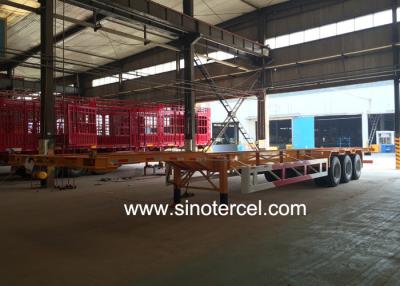 Cina 12pcs pneumatici 40 ft semirimorchio 7 tonnellate 2 asse semirimorchio in vendita