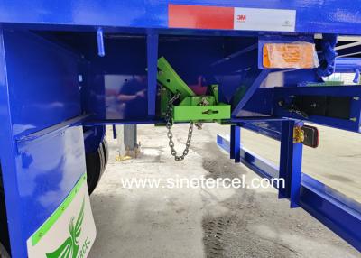 China 40ft Flat Bed Semi Trailers 3 Axles Flatbeds For Semi Trucks for sale