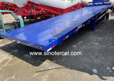 Cina Trasporti Semiconduttore Semi-Camion 40ft Semi-Retrailer Letto piatto in vendita