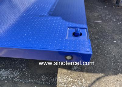 Cina Semi-remorco a letto piatto CCC 60t Semi-remorco pesante con rampa idraulica in vendita