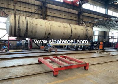 Cina Q235 Serbatoio di combustibile in acciaio al carbonio semirimorchio con un compartimento per il trasporto di merci sfuse in vendita