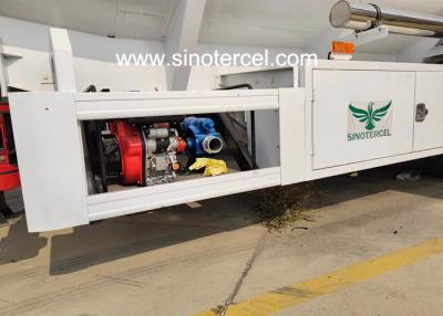Cina 30CBM Serbatoio di carburante Semi rimorchio con materiale in acciaio al carbonio Q235 in vendita