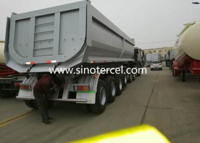China Semi-Tipper-Anhänger mit hydraulischem System für den einfachen Transport zu verkaufen